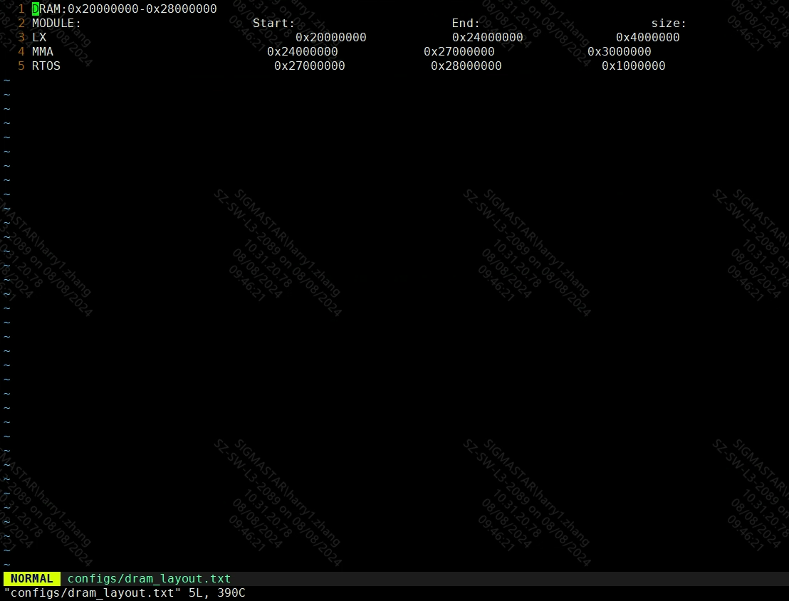 Memory Layout Reference - sigdoc